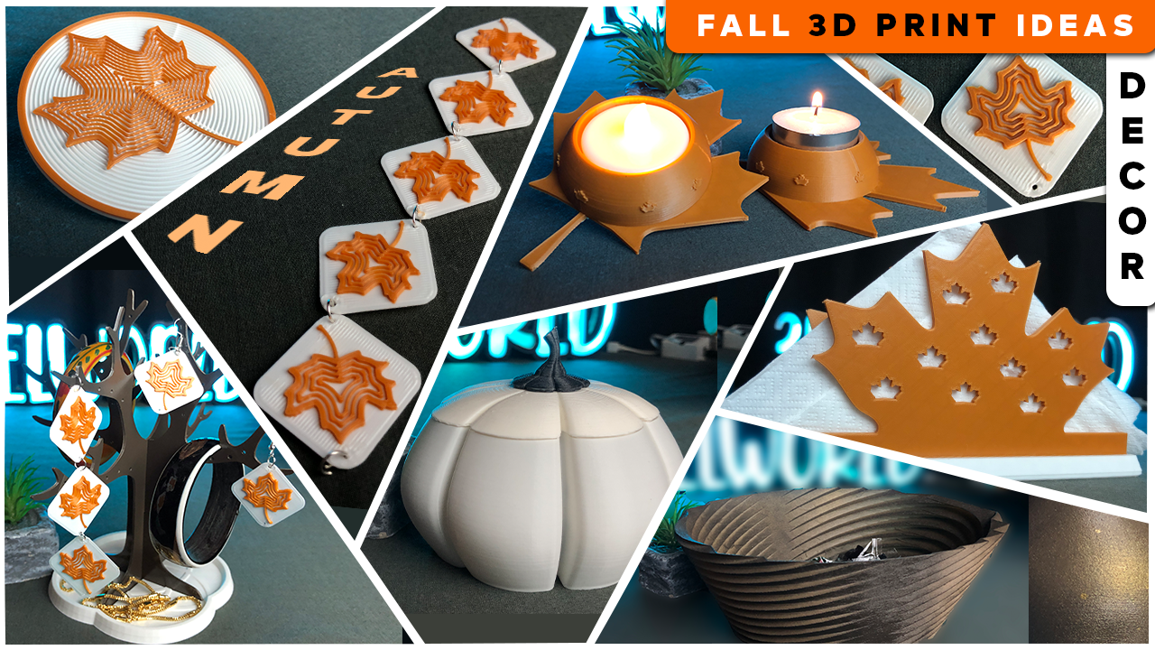 Awesome 3d printed fall decor ideas for your home 2022 - 3DELWORLD